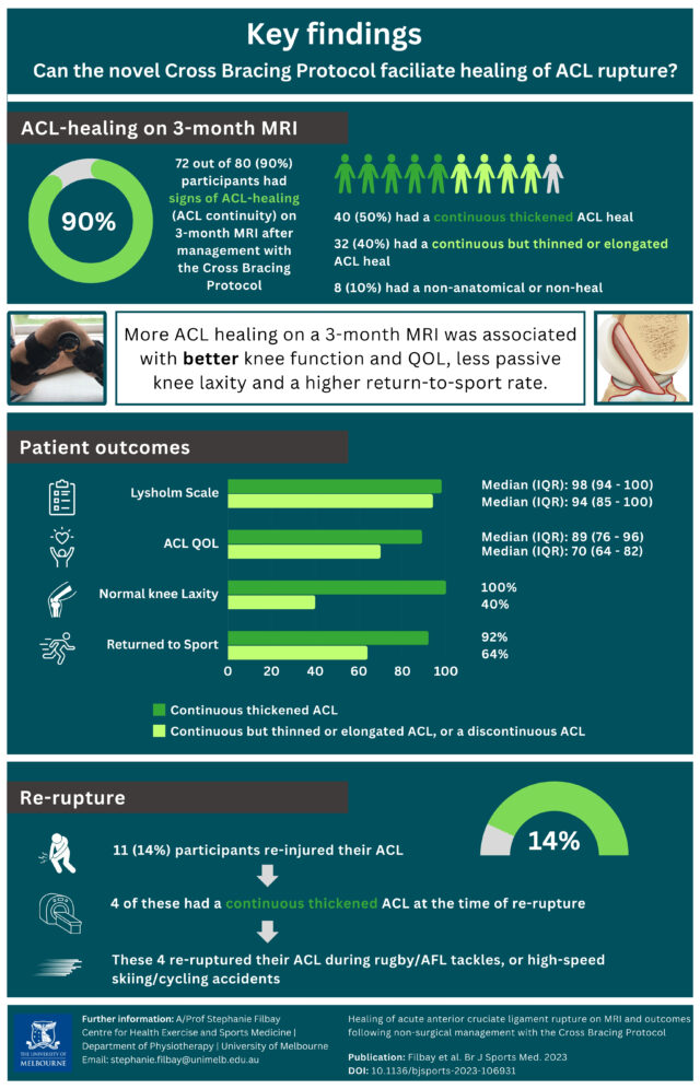 Can the novel Cross Bracing Protocol facilitate healing of ACL rupture ...