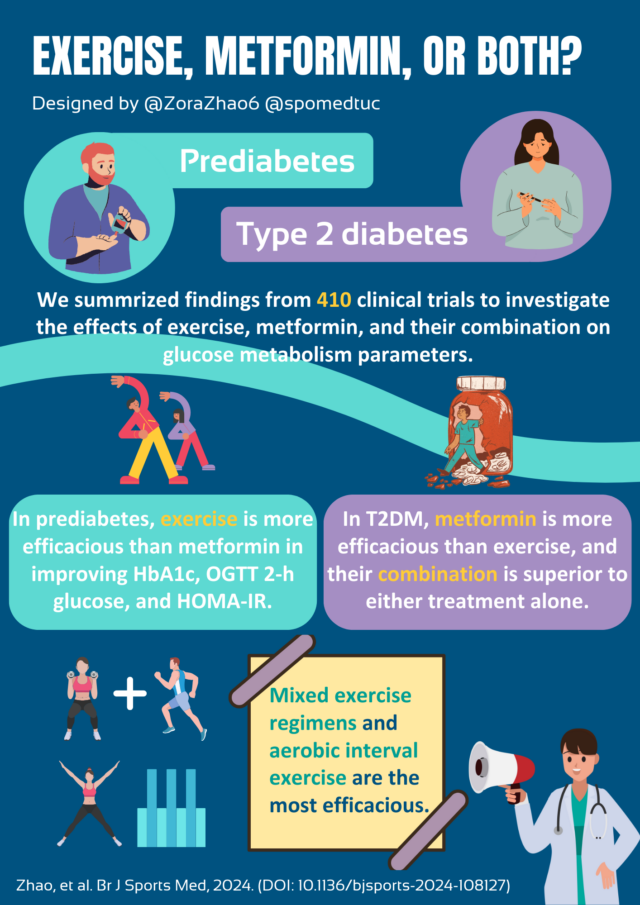 Exercise, metformin, or both: Which is superior for glucose metabolism ...