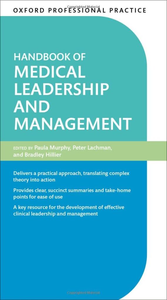Oxford Handbook of Medical Leadership and Management – Book Review by ...